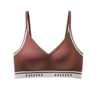 China Seamless Fitted Sporty Breathable Wireless Jelly Strip Bra For Layering for sale