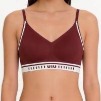 China Seamless Fitted Sporty Breathable Wireless Jelly Strip Bra For Layering for sale
