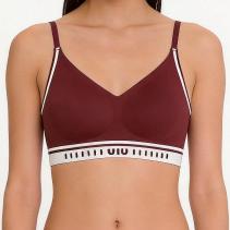 China Seamless Fitted Sporty Breathable Wireless Jelly Strip Bra For Layering for sale