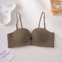 China Unnoticeable Fitted Everyday Wireless Jelly Strip Bra For Under Tees for sale
