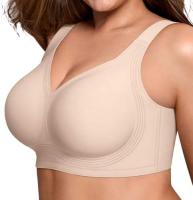 China Breathable U - Back Weightless Wireless Jelly Strip Bra For Everyday for sale
