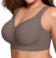 China Breathable U - Back Weightless Wireless Jelly Strip Bra For Everyday for sale
