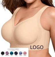 China Breathable U - Back Weightless Wireless Jelly Strip Bra For Everyday for sale