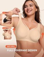 China Breathable U - Back Weightless Wireless Jelly Strip Bra For Everyday for sale