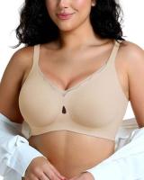 China Ventilated Stretchy Comfy Smooth Wireless Jelly Strip Bra For Everyday for sale