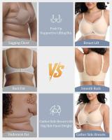 China Ventilated Stretchy Comfy Smooth Wireless Jelly Strip Bra For Everyday for sale