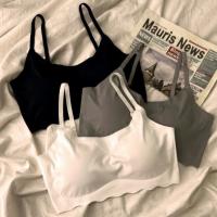 China Racerback Unnoticeable Everyday Wireless Jelly Strip Bra For Lounge for sale