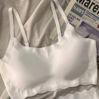 China Racerback Unnoticeable Everyday Wireless Jelly Strip Bra For Lounge for sale