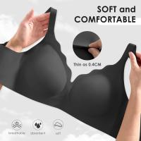 China Stretchy Invisible Breathable Wireless Jelly Strip Bra For Multi - Sport for sale
