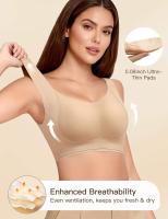China Resilient Supportive Translucent Wireless Jelly Strip Bra For Daily Wear for sale