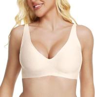 China Bare Support Breathable Everyday Wireless Jelly Strip Bra For Sport for sale