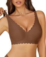 China Elastic Support Unnoticeable Wireless Jelly Strip Bra For Under Tees for sale
