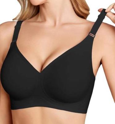 China Breathable Invisible Everyday Wireless Jelly Strip Bra For Layering for sale