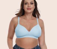 China Breathable Weightless Support Wireless Jelly Strip Bra For Daily Wear for sale