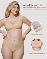 China Versatile Breathable Unnoticeable Wireless Jelly Strip Bra For Multi - Use for sale