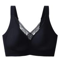China Elegant Soft Ventilated Support Wireless Jelly Strip Bra For Everyday for sale