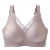 China Elegant Soft Ventilated Support Wireless Jelly Strip Bra For Everyday for sale