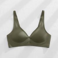 China Translucent Stretchy Seamless Wireless Jelly Strip Bra For Lounge Sleep for sale