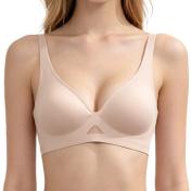 China Translucent Stretchy Seamless Wireless Jelly Strip Bra For Lounge Sleep for sale