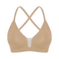 China Ventilated Elastic Supportive Wireless Jelly Strip Bra For All - Day Wear for sale