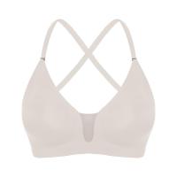 China Ventilated Elastic Supportive Wireless Jelly Strip Bra For All - Day Wear for sale