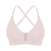 China Ventilated Elastic Supportive Wireless Jelly Strip Bra For All - Day Wear for sale