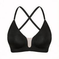 China Ventilated Elastic Supportive Wireless Jelly Strip Bra For All - Day Wear for sale