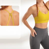 China Elastic Breathable Quick - Dry Sport Jelly Strip Bra For CrossFit for sale