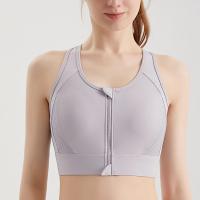 China Elastic Unshifting Racerback Sporty Wire Free Bra For Multi - Sport for sale