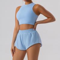 China Racerback Elastic Breathable Supportive Sport Wire Free Bra For Yoga for sale