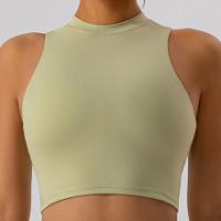 China Racerback Elastic Breathable Supportive Sport Wire Free Bra For Yoga for sale