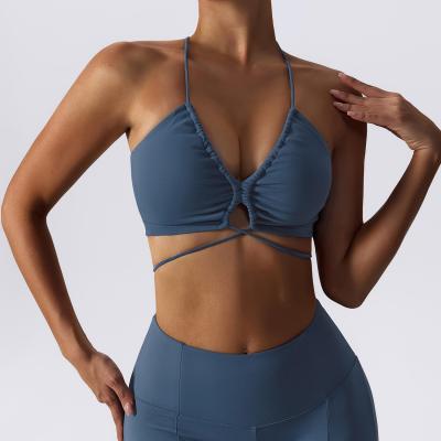 China Elastic Flattering Versatile Sport Wire Free Bra For Home Workouts for sale