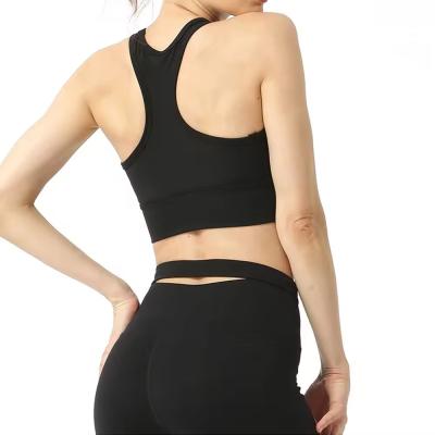 China Racerback Versatile Quick - Dry Sleek Sport Wire Free Bra For Pilates for sale