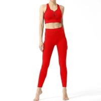 China Racerback Versatile Quick - Dry Sleek Sport Wire Free Bra For Pilates for sale