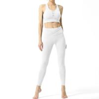 China Racerback Versatile Quick - Dry Sleek Sport Wire Free Bra For Pilates for sale
