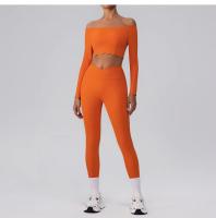 China Stretchy Pill - Resistant Supportive Sport Wire Free Yoga Set For Outerwear for sale