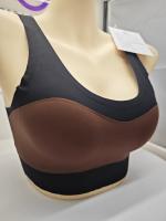 China Seamless Breathable Elastic Translucent Sport Wire Free Bra For Everyday for sale