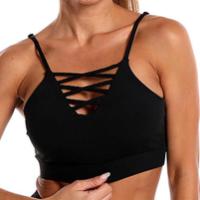 China Versatile Supportive Strappy Firm Sport Wire Free Bra For Home Workouts for sale