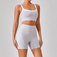 China Supportive Flattering Breathable Sport Wire Free Yoga Set For Home Workouts for sale