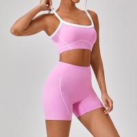 China Supportive Flattering Breathable Sport Wire Free Yoga Set For Home Workouts for sale