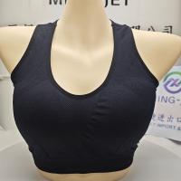 China Racerback Breathable Elastic Durable Sport Wire Free Bra For Everyday for sale