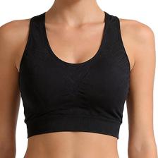 China Racerback Breathable Elastic Durable Sport Wire Free Bra For Everyday for sale