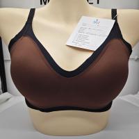 China Elastic Supportive Translucent Sport Wire Free Bra For Daily Wear for sale