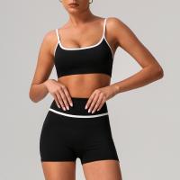 China Elastic Versatile Flattering Sport Wire Free Yoga Set For Outerwear for sale