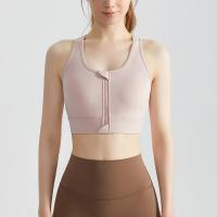 China Breathable Racerback Shaping Supportive Sport Wire Free Bra For Running for sale