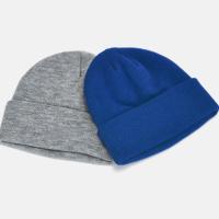 China Unisex Plain Solid Warm Hat Acrylic Knit Beanie For Winter Use for sale