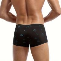 China Carefree Performance Elastic Men's Breathable Boxer Briefs For Running for sale
