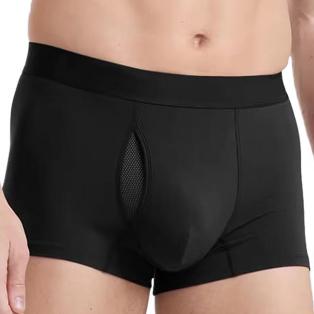China Moisture ‑ Wicking Stretchy Men's Breathable Boxer Briefs For Running for sale