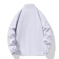 China Stand-Up Collar Windproof Waterproof Polyester Windbreaker Jacket for Outdoor Sports for sale