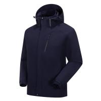 China 3-in-1 Convertible Soft Shell Jacket with Detachable Down Liner and Windproof Water-Repellent Outdoor Windbreaker for sale